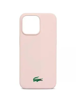 Lacoste Logo-patch Iphone 15 Case - Pink