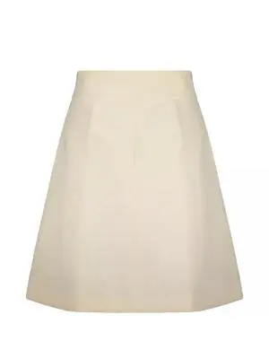 Red Valentino Button-front A-line Mini Skirt - Neutrals