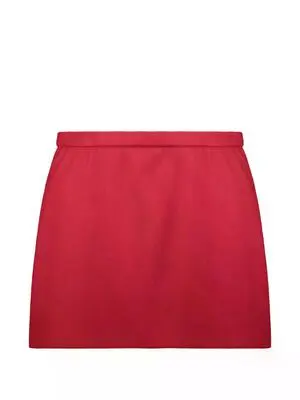 Red Valentino High-waisted Twill Skort - Red