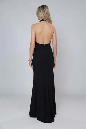 ROSERRY Mallorca Jersey Open Back Maxi Dress