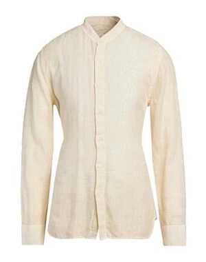 120% Lino Shirt Sand Size Linen - Beige