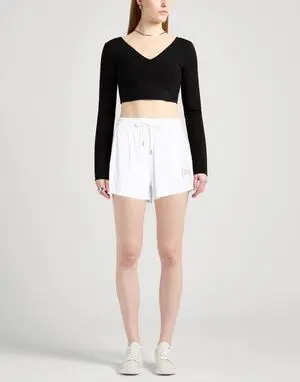Sandro Cotton Jersey Athletic Shorts With Drawstring Waist