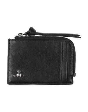 VIVIENNE WESTWOOD Cardholder Leather - Black