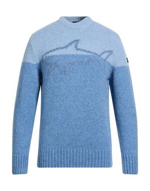 Paul & Shark Sweater Slate Size Virgin Wool, Nylon - Blue