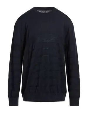 Paul & Shark Midnight Virgin Wool Crewneck Sweater