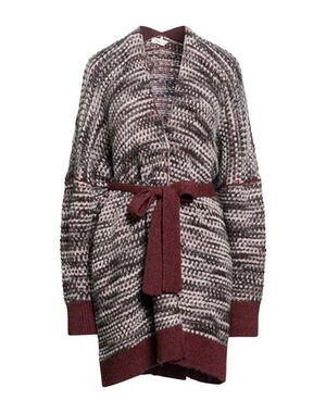MANILA GRACE Cardigan Size Wool, Polyamide, Acrylic, Viscose - Red