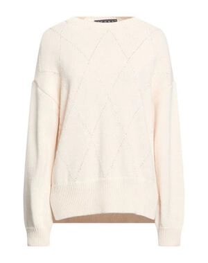 KAOS Sweater Ivory Size Acrylic, Viscose, Wool, Alpaca Wool - White