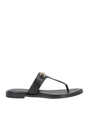 Michael Kors Thong Sandal Size Leather - Black