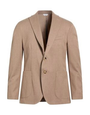 Boglioli Blazer Light Brown Size Polyester, Virgin Wool, Viscose, Elastane