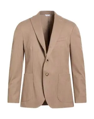 Boglioli Blazer Light Brown Size Polyester, Virgin Wool, Viscose, Elastane