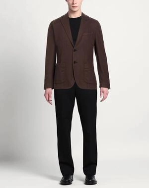 PAOLONI Blazer Dark Size Virgin Wool, Polyamide, Elastane