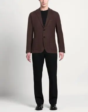 PAOLONI Blazer Dark Size Virgin Wool, Polyamide, Elastane