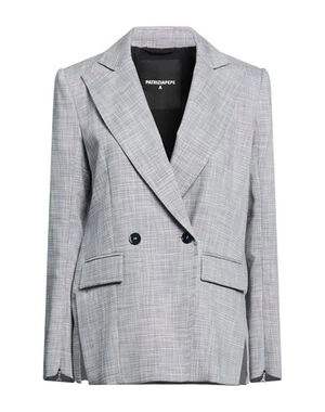 Patrizia Pepe Blazer Size Polyester, Viscose, Elastane - Grey