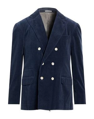 Brunello Cucinelli Blazer Size Cotton, Cashmere, Elastane - Navy