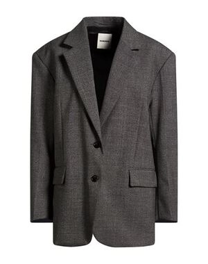 Sandro Blazer Charcoal Size Polyester, Wool, Viscose, Elastane - Grey