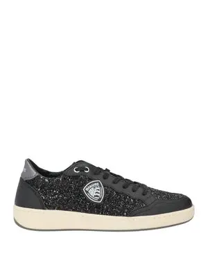 BLAUER. Leather And Textile Fiber Low-top Sneakers