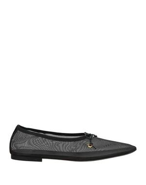 ODISSI Ballet Flats Size Textile Fibers, Leather - Black