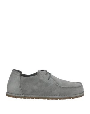 BIRKENSTOCK Light Leather Lace-up Shoes - Light Grey