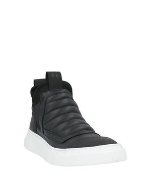 BRUNO BORDESE Leather High-top Sneakers - Black