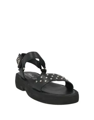 FELMINI Calfskin Appliqué Sandals