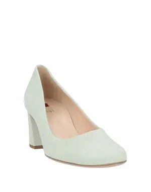 HOGL Light Suede Block Heel Pumps