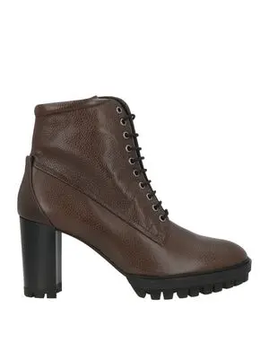 HOGL Dark Leather Lace-up Ankle Boots