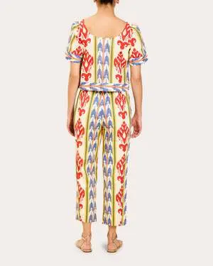 Mestiza New York Palau Ikat Cigarette Pants