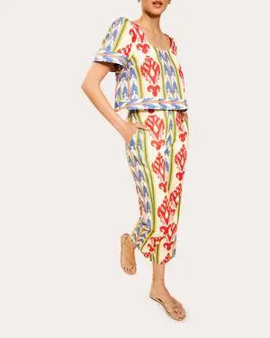 Mestiza New York Palau Ikat Cigarette Pants