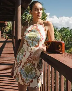 Mestiza New York Havana Belted Mini Dress