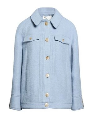 Ba&sh Coat Light Size Wool, Polyamide, Alpaca Wool - Blue