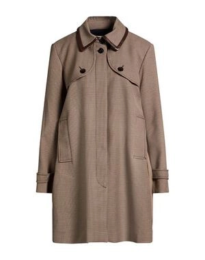Sandro Overcoat & Trench Coat Size Polyester, Viscose, Elastane - Beige