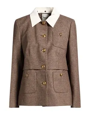 Sandro Jacket Size Wool, Polyester, Elastane