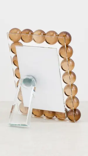 TIZO DESIGN Crystal Glass Bubble Frame 4x6