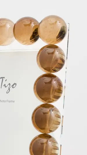 TIZO DESIGN Crystal Glass Bubble Frame 4x6