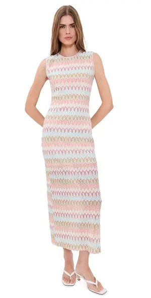 Hill House Home Taytum Maxi Dress - White Multi