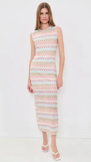 Hill House Home Taytum Maxi Dress - White Multi