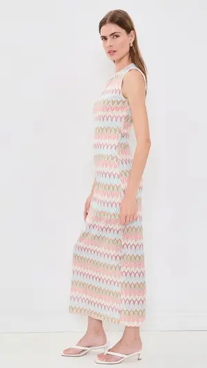 Hill House Home Taytum Maxi Dress - White Multi
