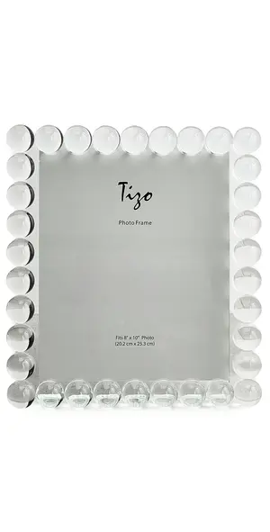 TIZO DESIGN Crystal Glass Bubble Frame 8x10 - Brown