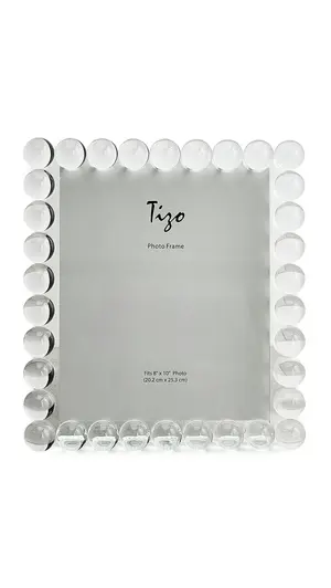 TIZO DESIGN Crystal Glass Bubble Frame 8x10