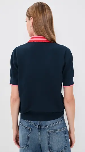 Essentiel Antwerp Kontrast Knitted Polo