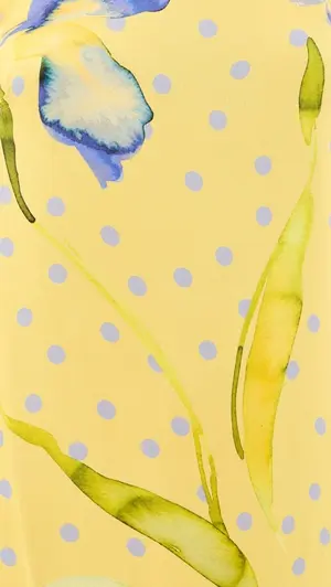 RESA Ophelia Maxi Dress Floral & Polka Dot Print Strapless Gown