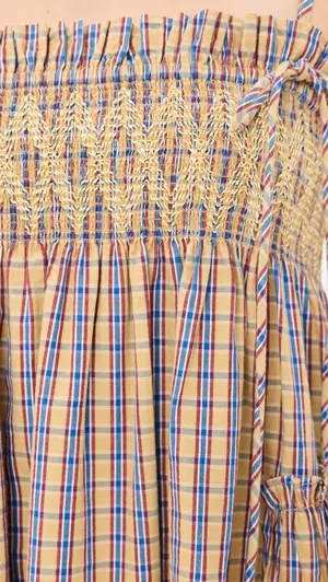 DAMSON MADDER Check Lilo Mini Dress