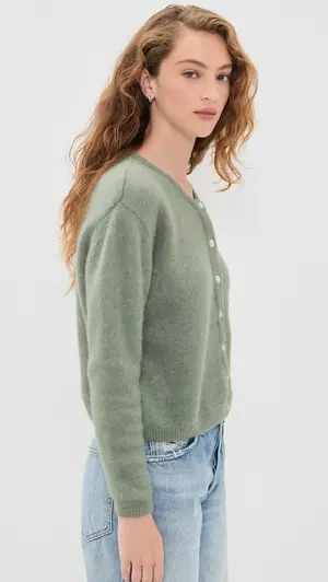 American Vintage Vitow Alpaca Wool Blend Cardigan