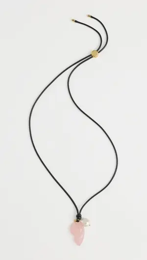 LUV AJ The Santorini Pendant Cord Necklace