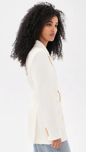 Aje Simone Lace Back Blazer