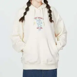 PUMA Graphic Oversized Hoodie - White/red/blue