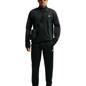 Nike X Wolf Grid Therma-fit 1/2-zip T-shirt - Black/summit White