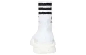 Balenciaga X Adidas Originals Speed 1.0 Sock Sneakers - White/black