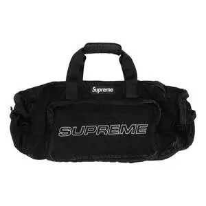 Supreme Denim Duffle Bag - Black
