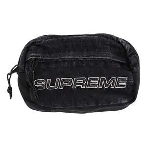 Supreme Denim Mini Shoulder Bag - Black